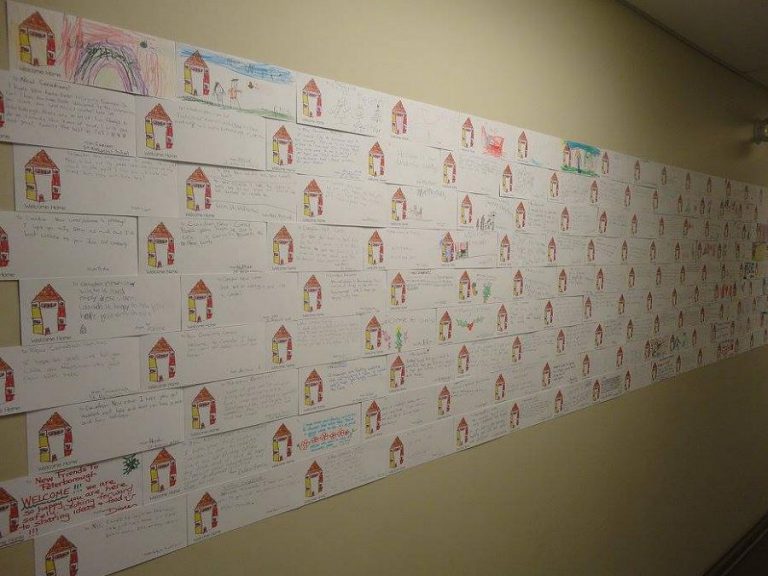 Building a wall of hope at the New Canadians Centre for newcomers to ...