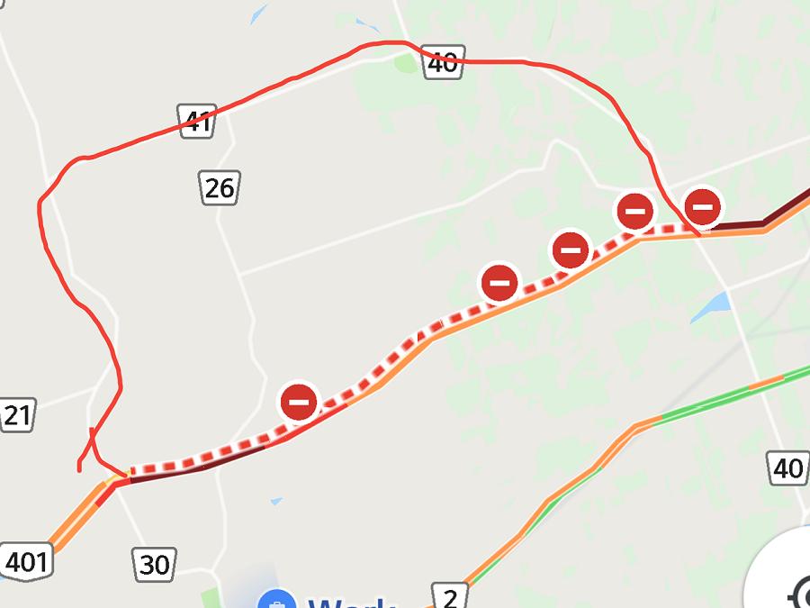 Serious collision closes westbound lanes of Highway 401 near Brighton ...