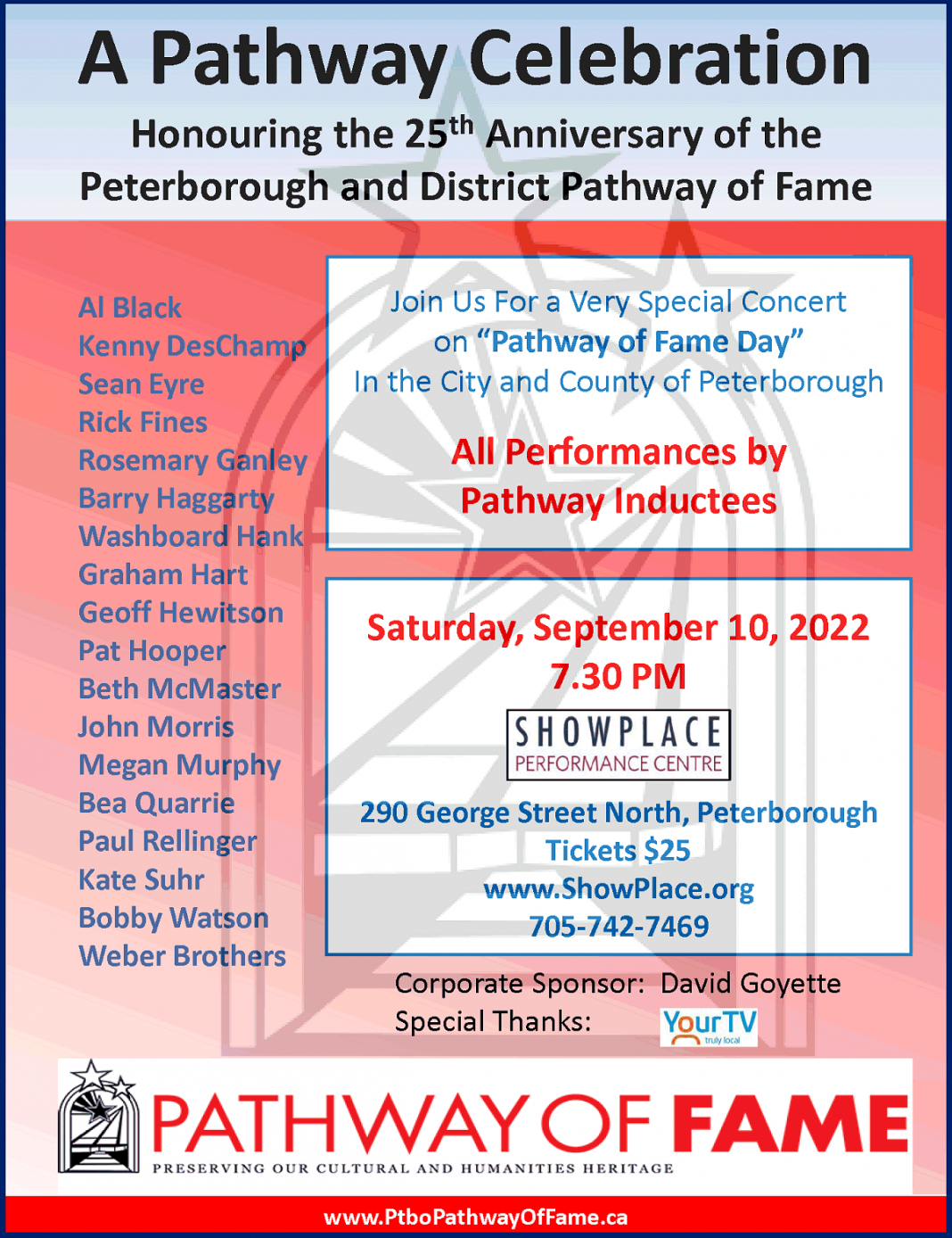 September 10 concert will celebrate 25th anniversary of Peterborough’s ...