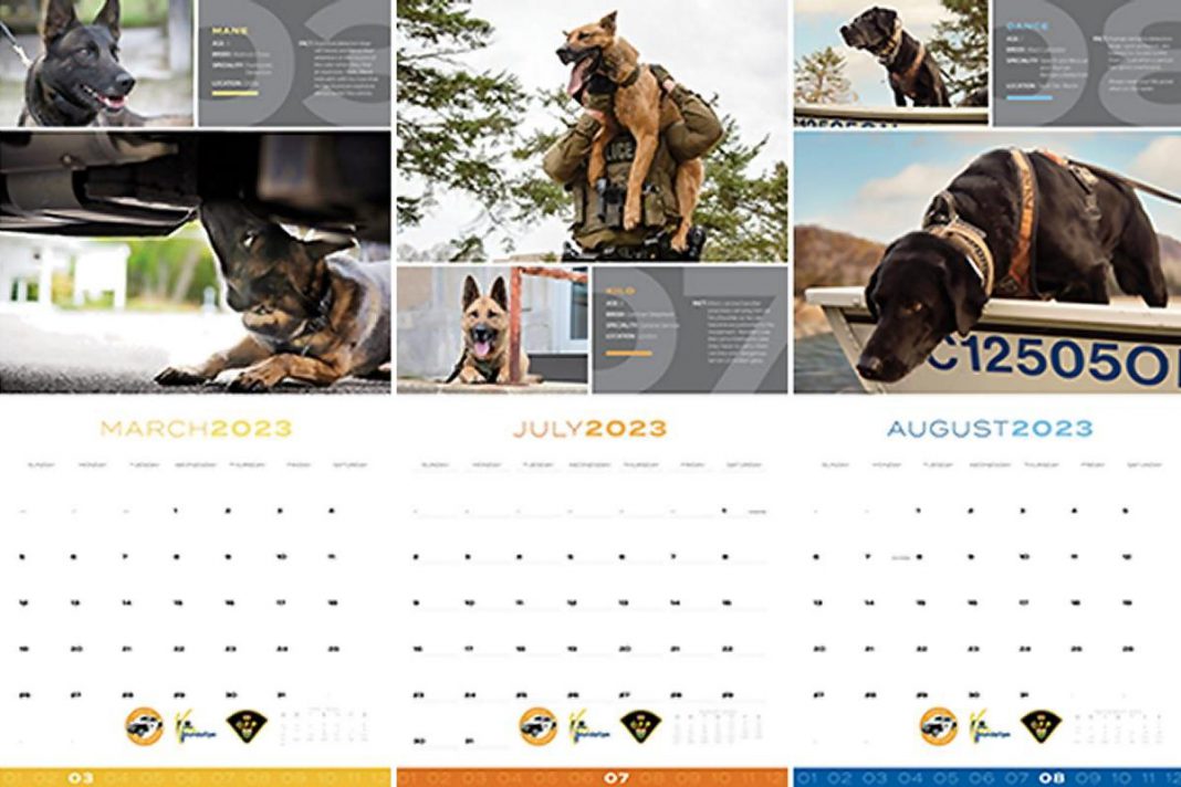 Police dogs across Ontario featured in 2023 OPP Canine Unit fundraising ...