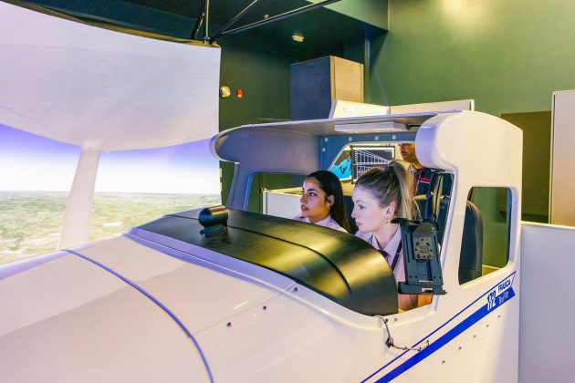 Seneca Polytechnic’s School of Aviation at the Peterborough Airport ...