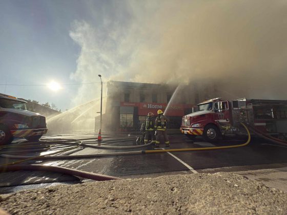 Fire engulfs Home Hardware store in downtown Lakefield | kawarthaNOW